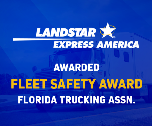 Landstar Express America Honored with Fleet Safety Award