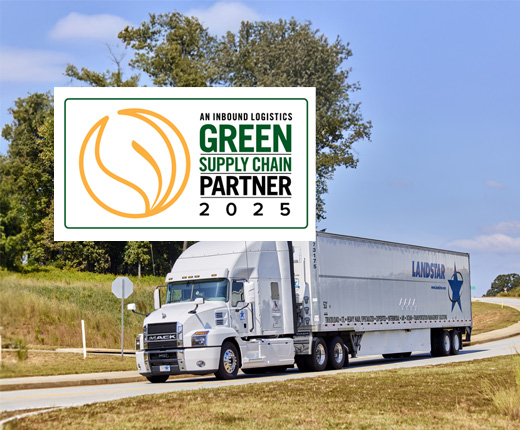 Landstar Once Again Recognized as a Green Supply Chain Partner